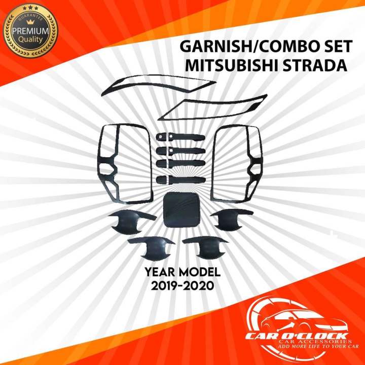 MITSUBISHI TRITON STRADA 2019-2023 GARNISH COMPLETE SET | Lazada PH