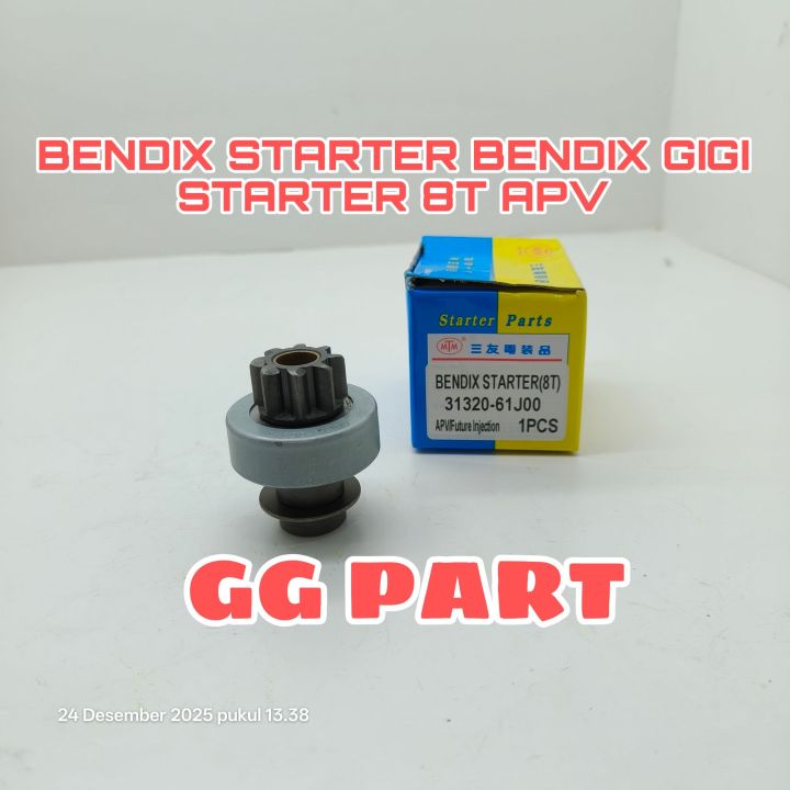 BENDIX STARTER BENDIX GIGI STARTER 8T APV / FUTURA INJEKSI | Lazada ...