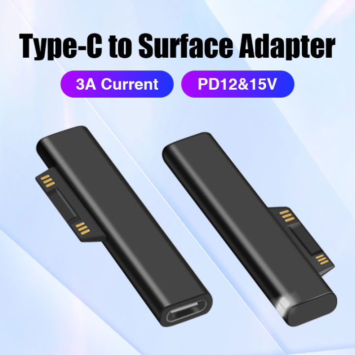 Type-c Female to Microsoft Surface Adapter PD Fast Charging Adapter15V ...