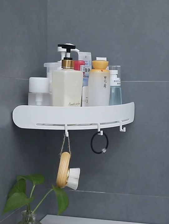 Bathroom Storage Rack Bathroom Corner Rack Shower and Toiletry Storage ...