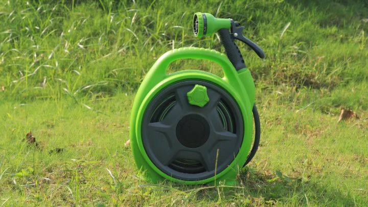TRENY Portable Water Hose Reel Set 12M Mini Hose Reel / Kelkili Hos ...