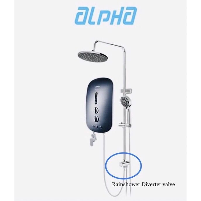 Original Alpha Rain shower 2 Ways Diverter Control Valve | Lazada