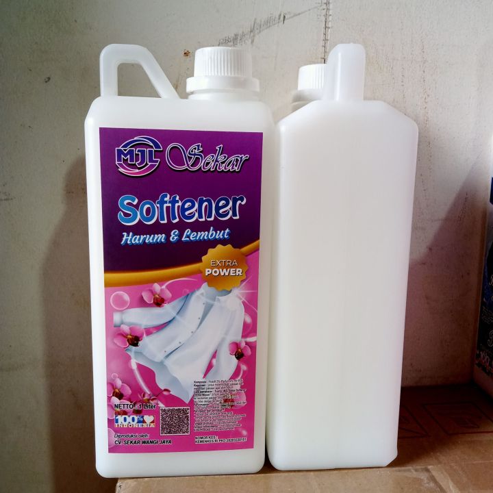 promo softener pelembut pewangi pakaian 1 liter Aroma Sakura / Softener Pelembut Pakaian kemasan ...