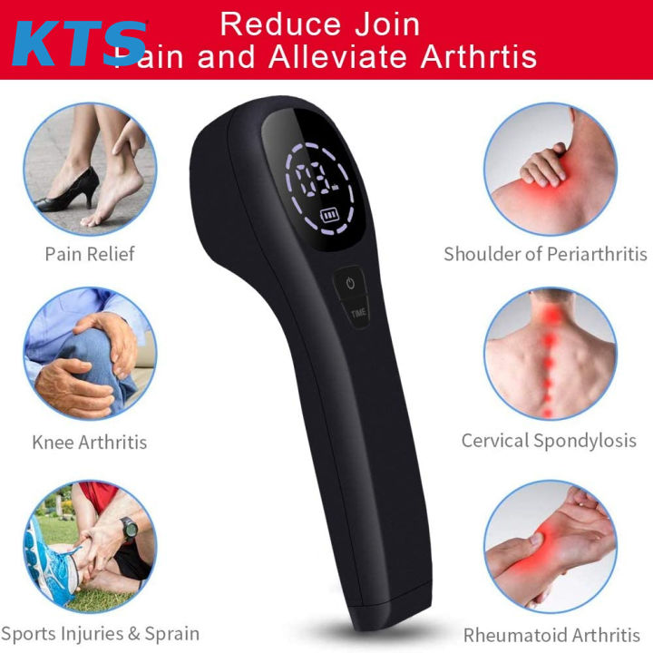 KTS original 808nm Cold Laser therapy knee pain relief Red Light Device ...