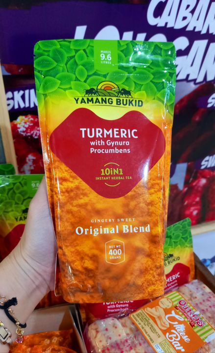 Yamang Bukid Turmeric with Gynura Procumbens 10in1 Herbal Tea | Lazada PH