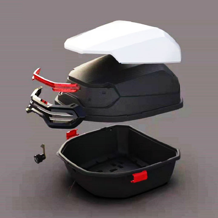 PlumPup Explorer MAX 42 liters Motorcycle EX5 Tail Rack Box Universal ...