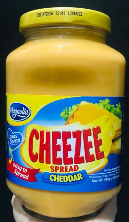 Magnolia Cheezee Spread Cheddar 480g Pasteurized Filled Cheese Spread ...