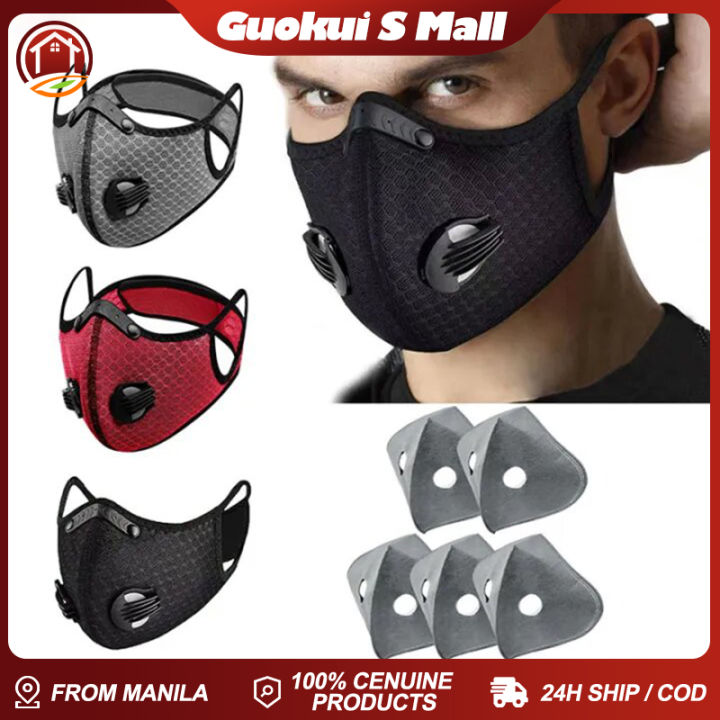 Original Washable Double Valve KN-95 3D Face Mask Smart Electric Sport ...