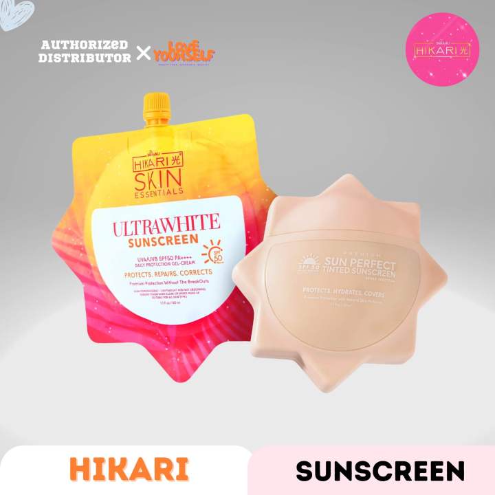 Hikari Ultra Fresh Sunscreen and Premium Sun Perfect Tinted Sunscreen ...