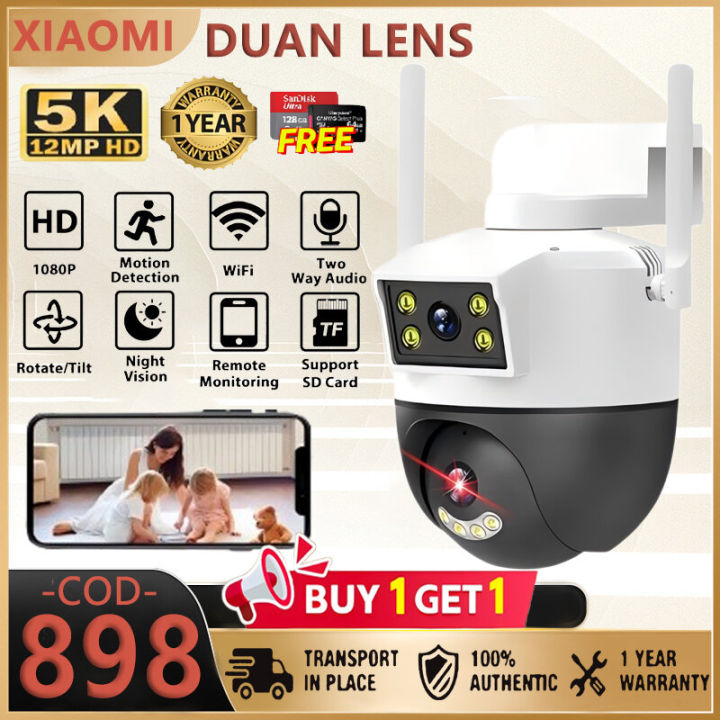 XIAOMI CCTV Camera Dual Lens Outdoor Wifi Connect 360 With Audio And ...