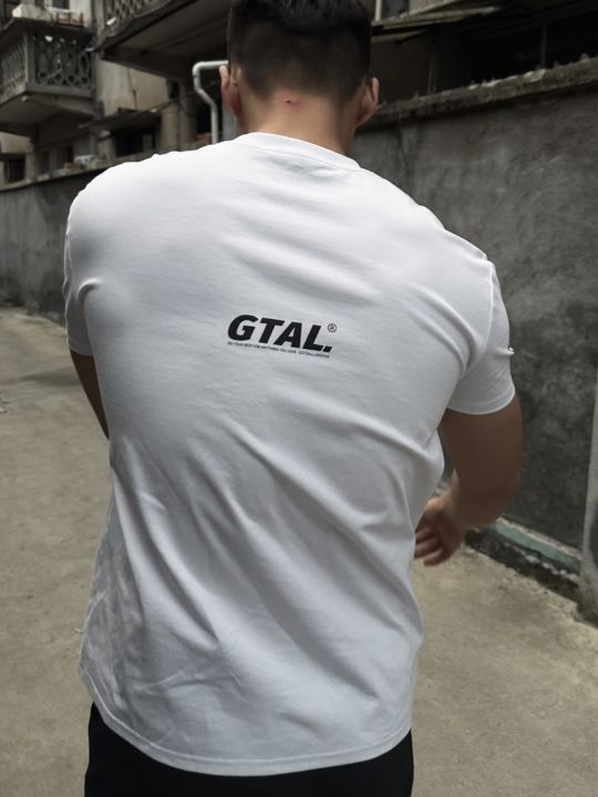 เสื้อยืดคอกลมแขนสั้นพิมพ์ลายฤดูร้อน GTAL แห้งเร็ว ระบายอากาศได้ดี ผ้า ...