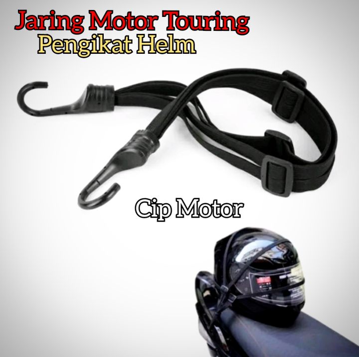 Jaring Helm Barang Motor Cargo Net Alat pengikat Helm dan Barang ...