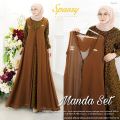 Manda Set Maxy Fab inner rami halus outer ceruty babydoll armany Ld 110 ...