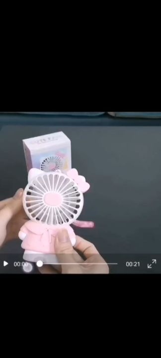 Hello kitty Mini fan chargeable | Lazada PH