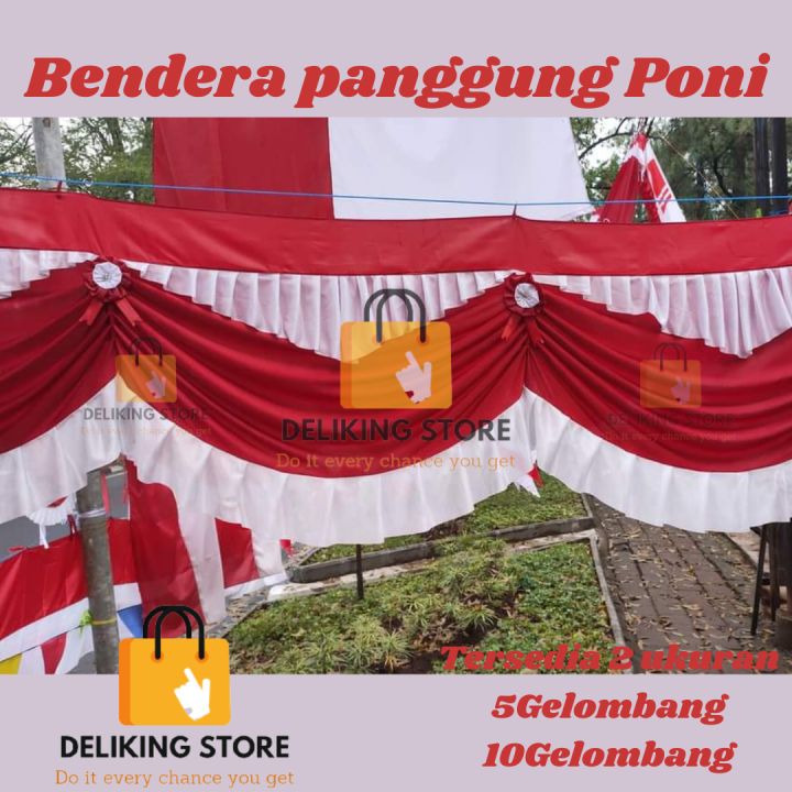 Bendera merah putih Bendera Background Bendera panjang polos | Lazada ...