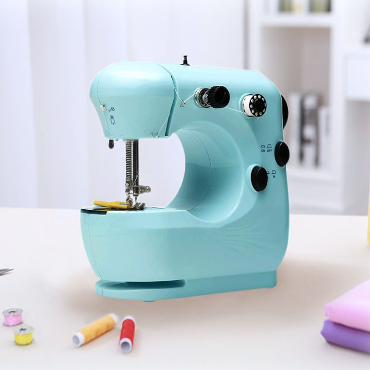 Portable Sewing Machine Mini Electric Household Manual Sewing 12 Needle ...