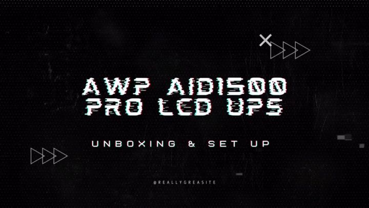 IPASON | AWP AID1500 Pro LCD 900W-1500VA UPS with AVR Uninterruptible ...