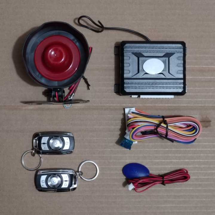Car Alarm System Security Remote Control Key Button Entry Engine Remot ...