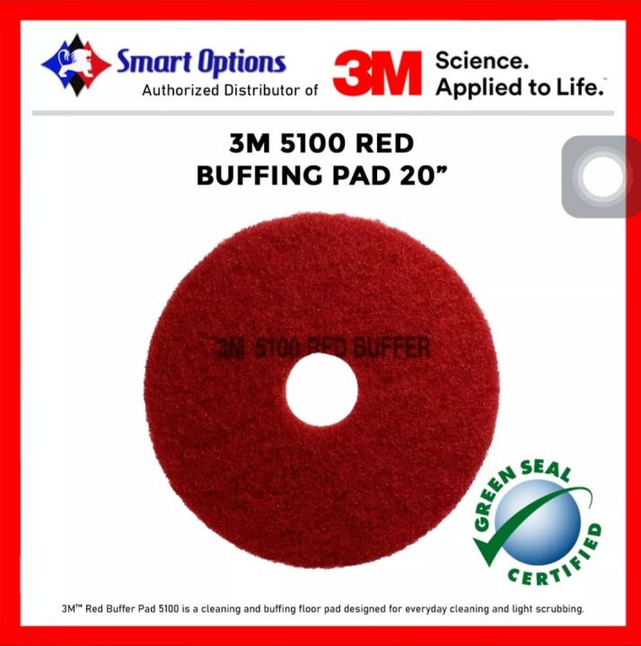 3M 5100 Red Buffing Pad 20inches | Lazada PH