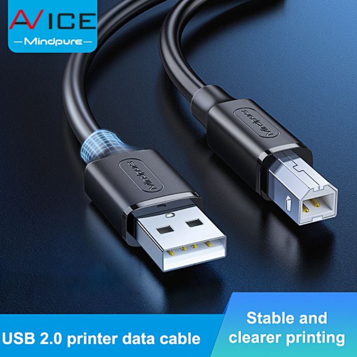 USB Printer Cable High Speed USB 2.0 Type B Male to A Male USB Cable ...