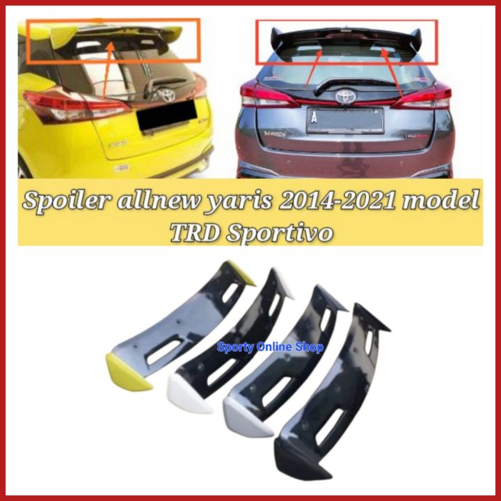 Spoiler Sayap Mobil Yaris 2014-2021 Model TRD Sportivo | Lazada Indonesia