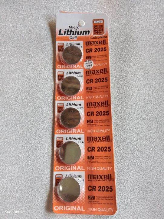 Baterai Kalkulator Jam Digital Micro Lithium Cell Maxell Lithium ...