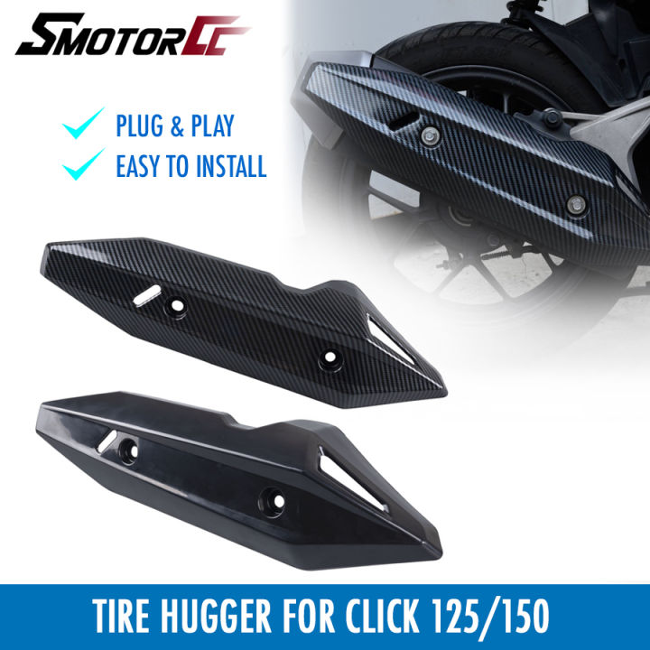 Muffler heat guard cover honda click 125i accessories FOR CLICK V3 ...