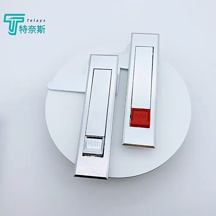 Push Button Panel Box Lock Zinc Alloy Fire Electrical Box Cabinet Door ...