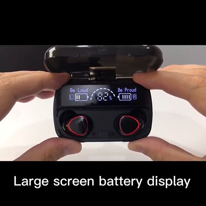 TWS Earphone M10 Bluetooth Earphones Wireless Earbuds 9D Bass Stereo ...