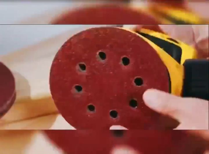 3| 4 | 5 Inch Polishing Sanding Disc Abrasive Red Velcro Effect Mesh ...