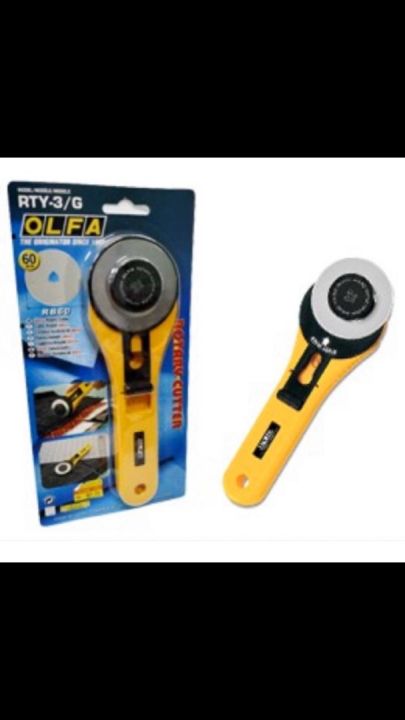 OLFA RTY-3/G Rotary Cutter 60mm🔥🔥 | Lazada