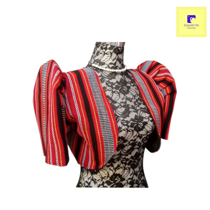 Stylish Filipiniana Bolero/Inabel Fabric/Woven Fabric/Igorot Design ...