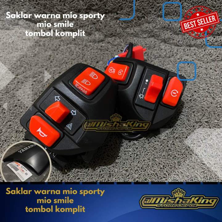Saklar lampu kanan kiri mio sporty thailand low bim hazard mio merah ...