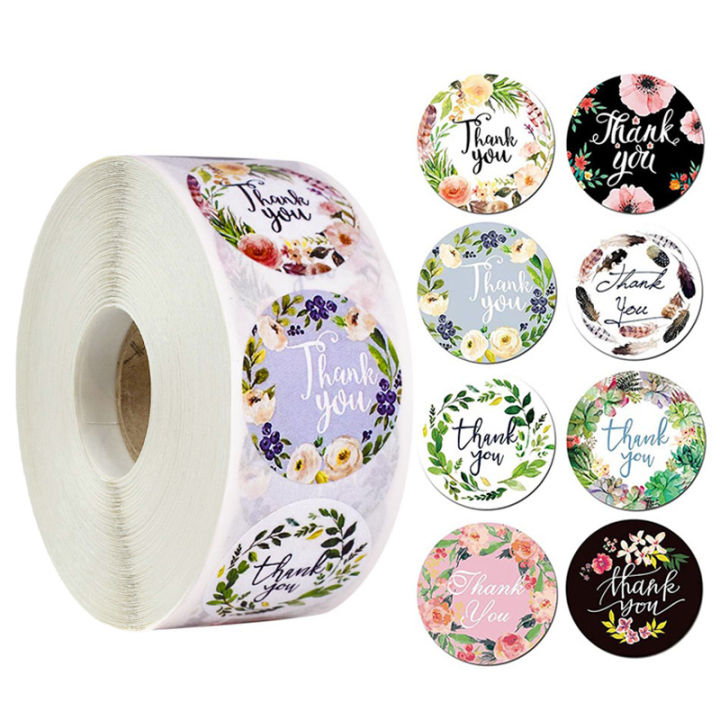 Essentials beli 1 gratis 1 500 PCS / 1 ROLL STIKER TERIMA KASIH ...