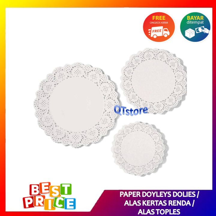 Paper Doilies / Alas Kertas Renda / Alas Toples Isi 50 Pcs | Lazada ...