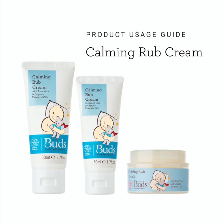 Buds Soothing Organics Calming Rub Cream (30ml) | Lazada