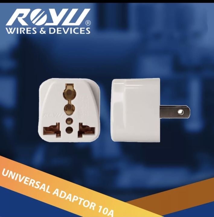 ROYU universal adapter 250V~10A | Lazada PH