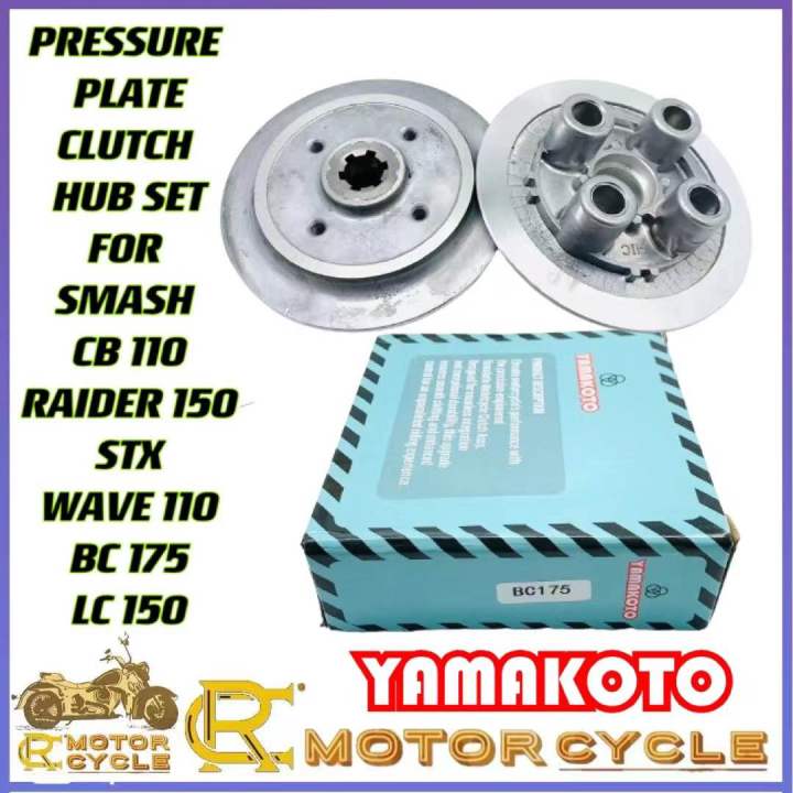 PRESSURE PLATE CLUTCH HUB SET FOR SMASH LC 150 BC 175 WAVE 110 STX CB ...