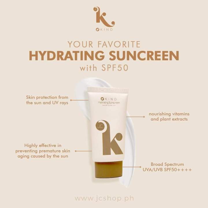 Kind Hydrating Sunscreen 50ml | Lazada PH