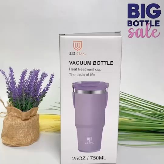 แก้วเก็บความเย็น แก้วเยติ แก้วหูหิ้ว แก้วสแตนเลส แก้วน้ำ แก้ว2หัว แก้วสแตนเลส304 750ml/890ml DL ...