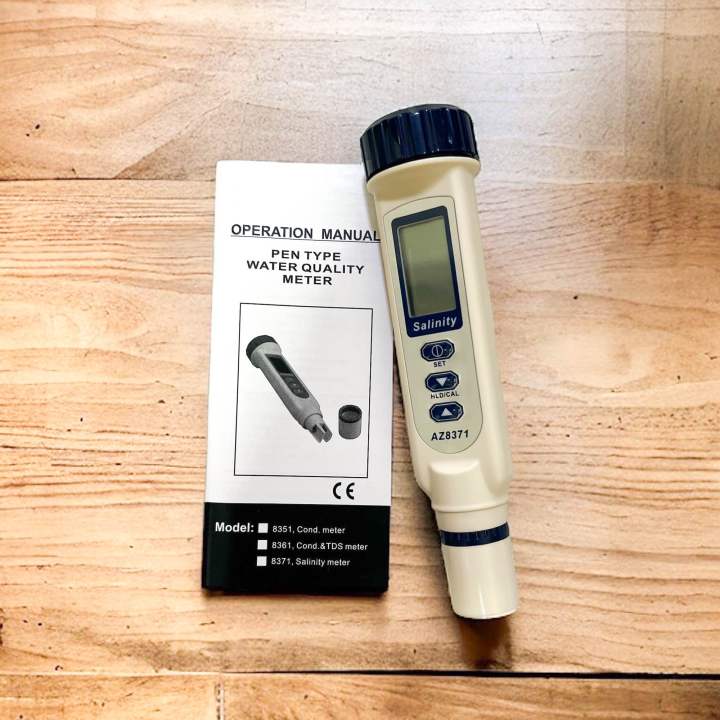 Pool Salt Tester ปากกาวัดค่าเกลือในสระว่ายน้ำ AZ8371 Salinity Meter ...