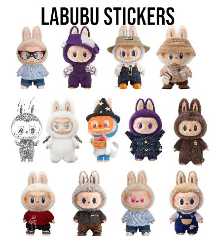 Labubu Stickers Set Waterproof | Lazada PH