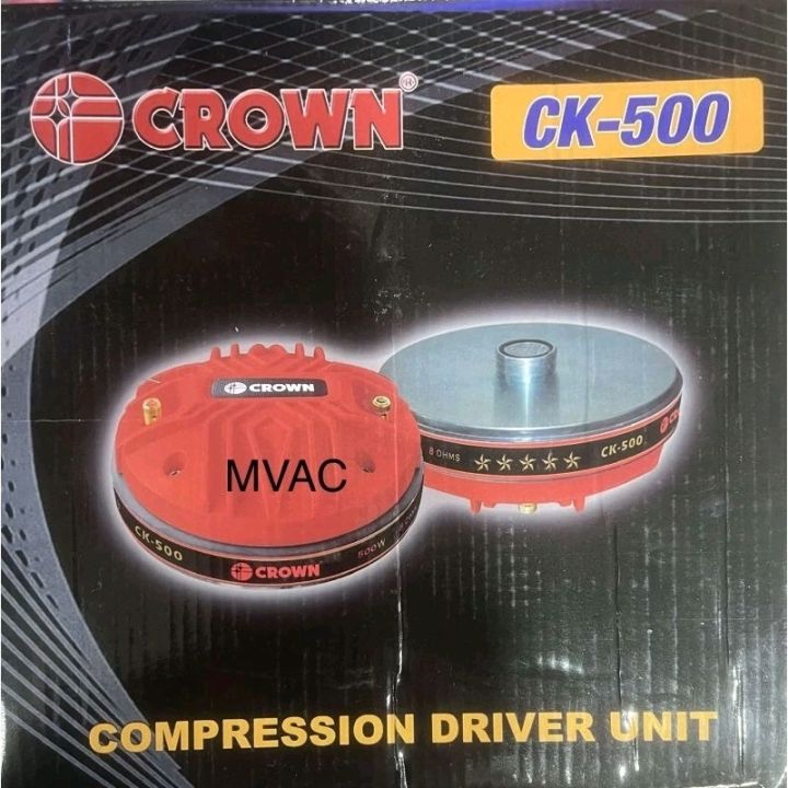 Crown Ck-500 300 watts Compression Driver Unit.. | Lazada PH