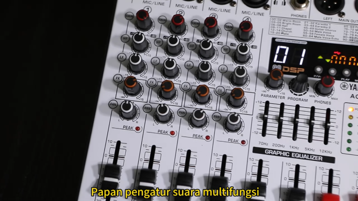 mixer audio,yamaha/original AG-4K,mixer karaoke,pencampur audio,built ...
