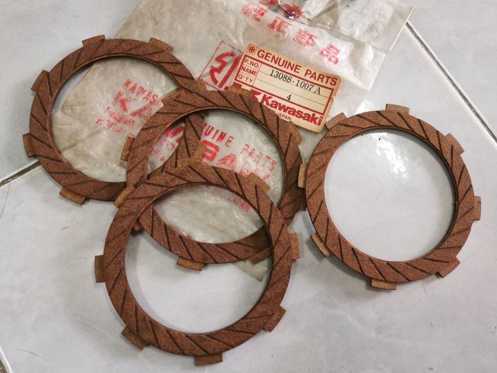 แผ่นคลัทช์ แท้ใหม่ 4แผ่น Kawasaki GTO G7 KE100 G5 KH100 KH110 | Lazada ...