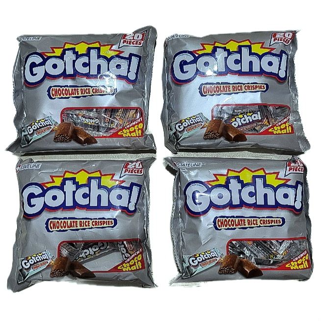 4 Packs Gotcha Chocolate Rice Crispies 100g Choco Malt Snack | Lazada PH