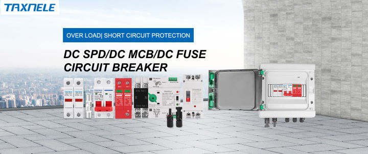 TAXNELE 2P AC DC MCB 1000V Solar Mini Circuit Breaker 16A 25A 32A 63A for Photovoltaic PV System ...