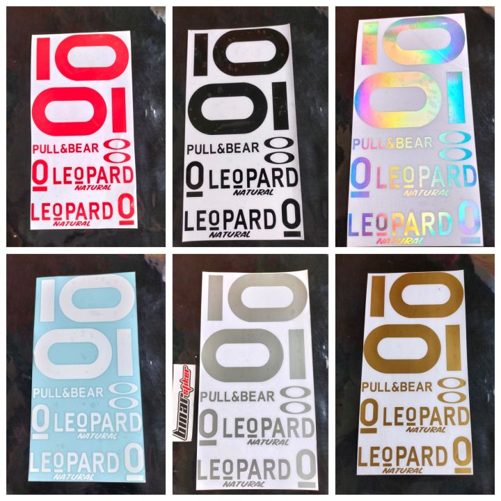 STIKER CUTTING HELM LEOPARD | Lazada Indonesia