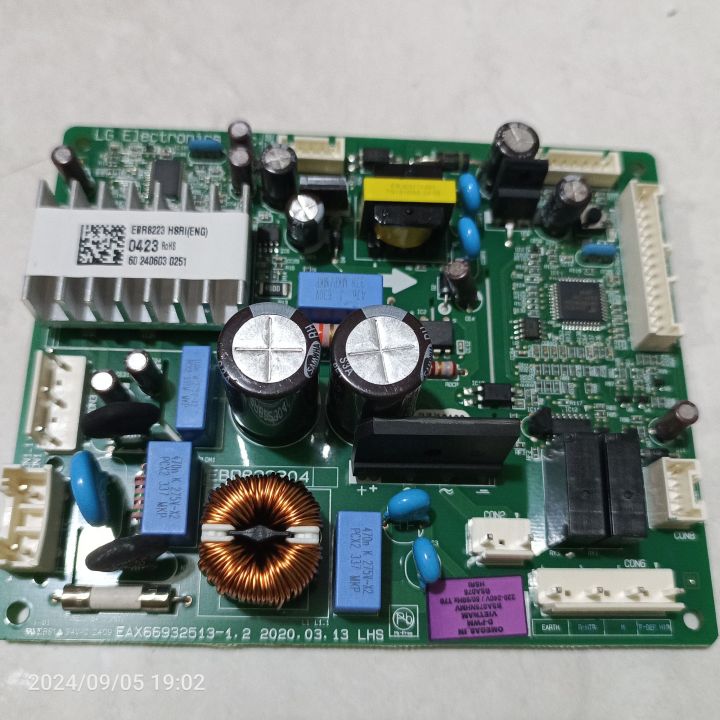 MODUL PCB KULKAS LG INVERTER 2 PINTU EBR8223 0423 ORIGINAL | Lazada ...