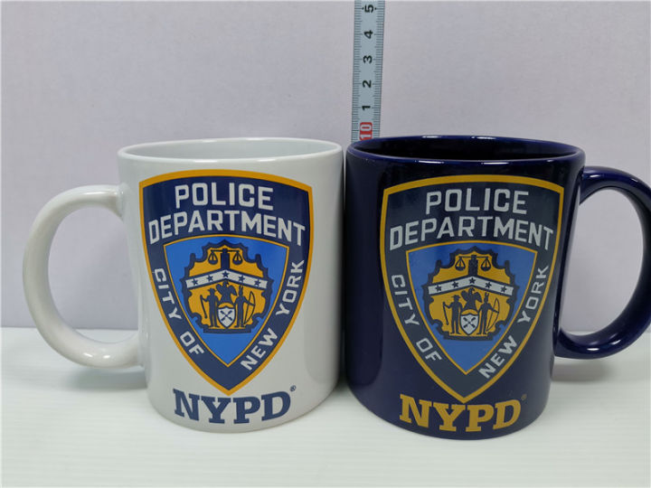 New York City Police Department Mug NYPD Ceramic Cup US Featured ...